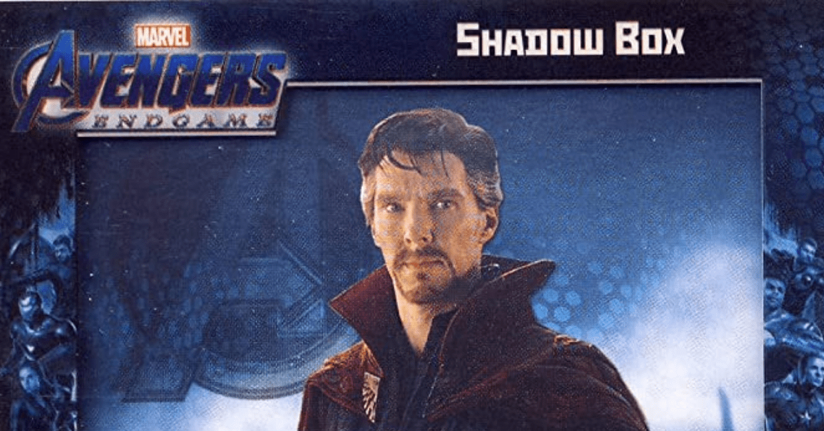 What point thickness is a marvel shadow box card?